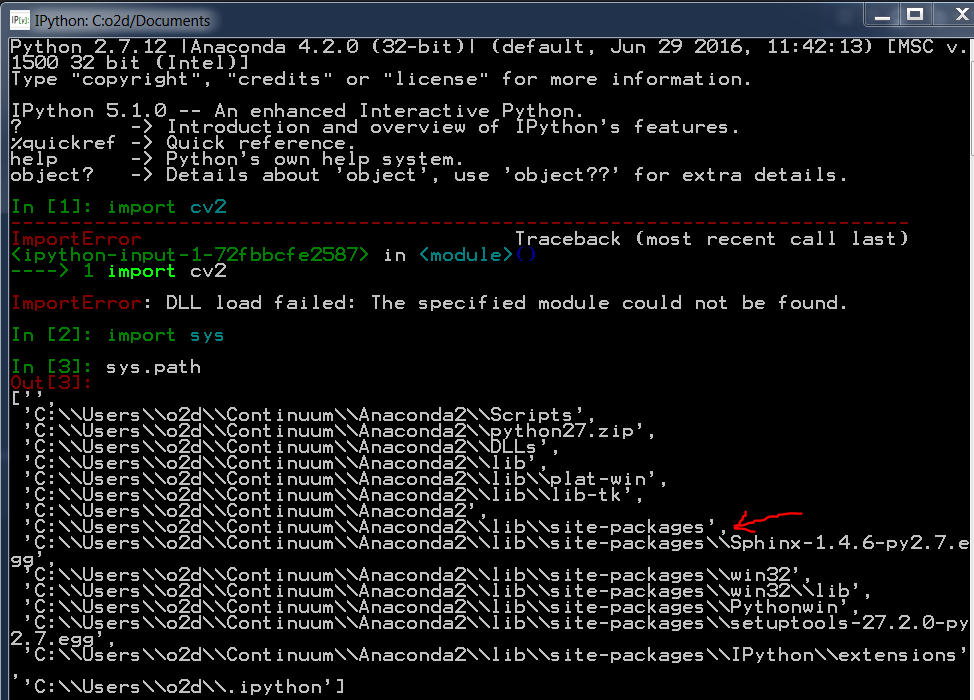 Compiling Installing From Source Python Import Cv2 Module Could Not