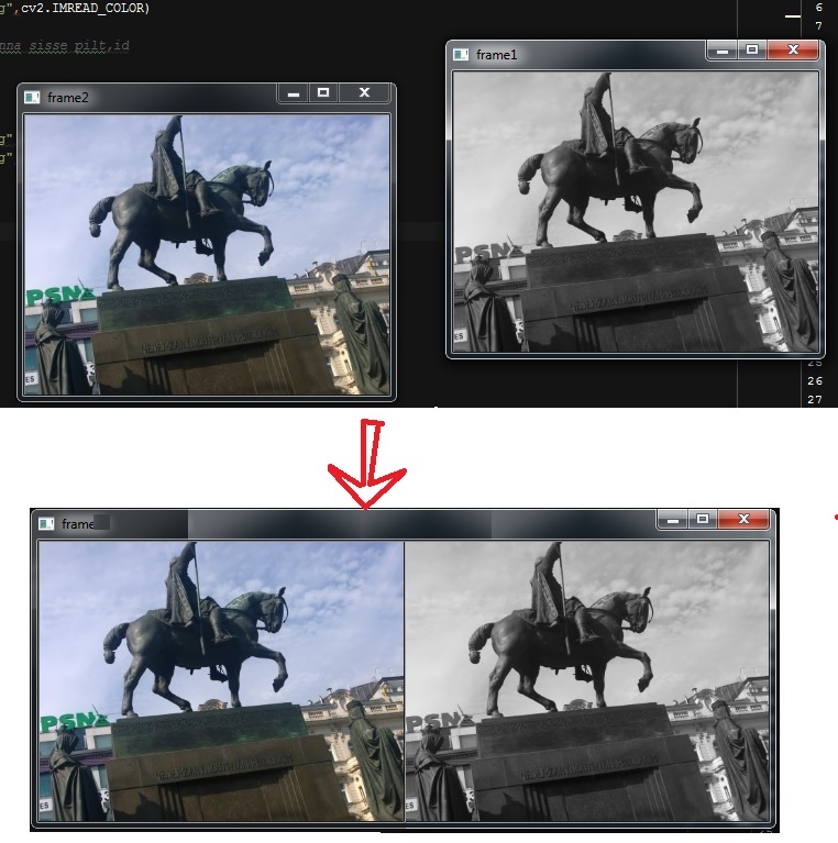 How To Display Multiple Images In One Window OpenCV Q A Forum