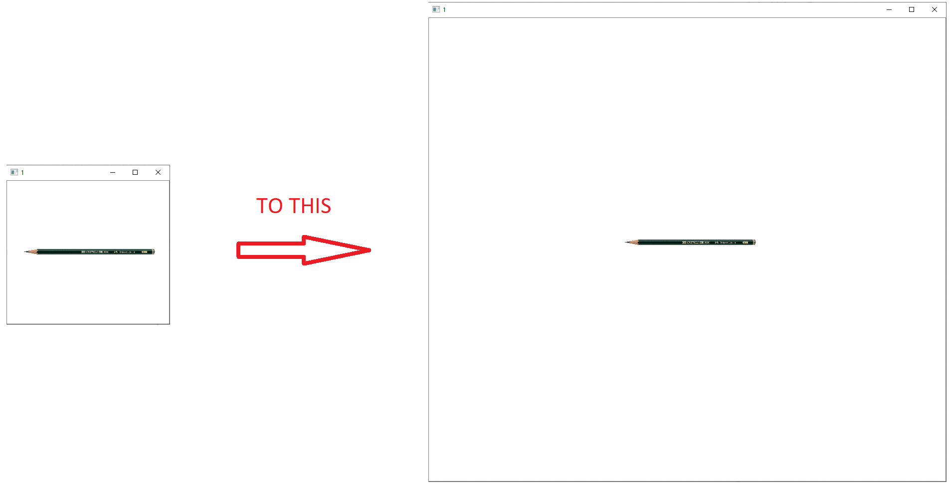 How do I make the image not fit the window? - OpenCV Q&A Forum